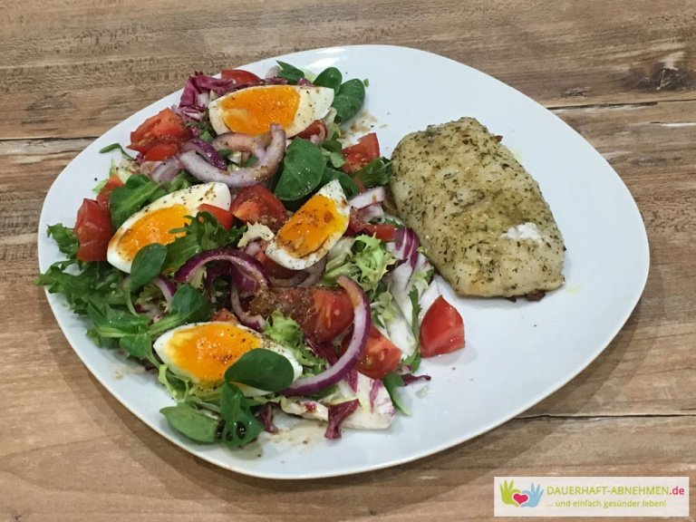 Tag 535: Knackige Salate & Kap-Seehecht-Filet